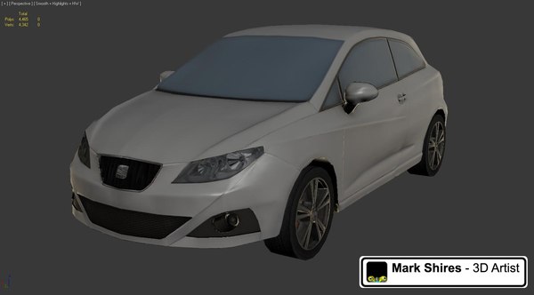 3d model real time seat ibiza