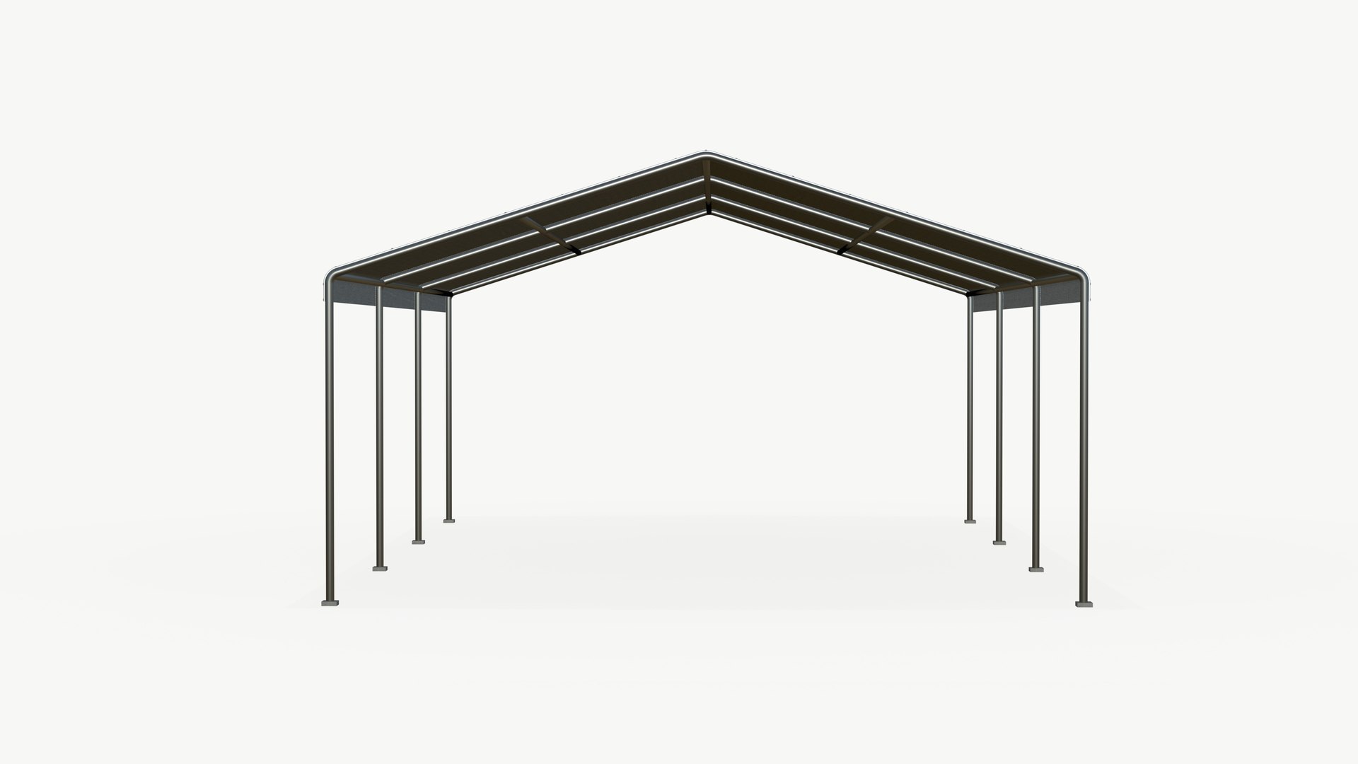 Outdoor Shade Canopy Tensile Structure Model - TurboSquid 2041450