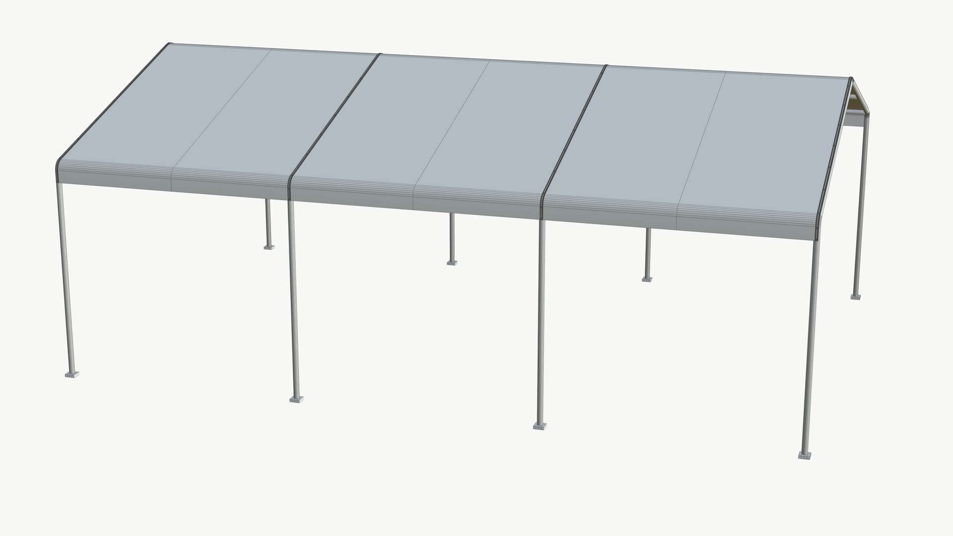 Outdoor Shade Canopy Tensile Structure Model - TurboSquid 2041450