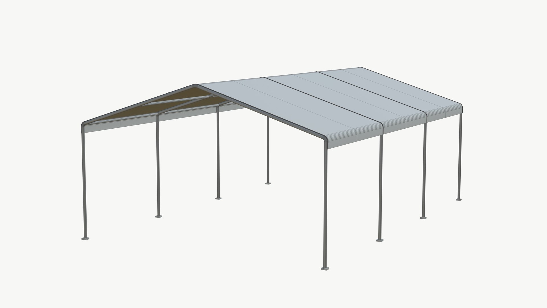 Outdoor Shade Canopy Tensile Structure Model - TurboSquid 2041450