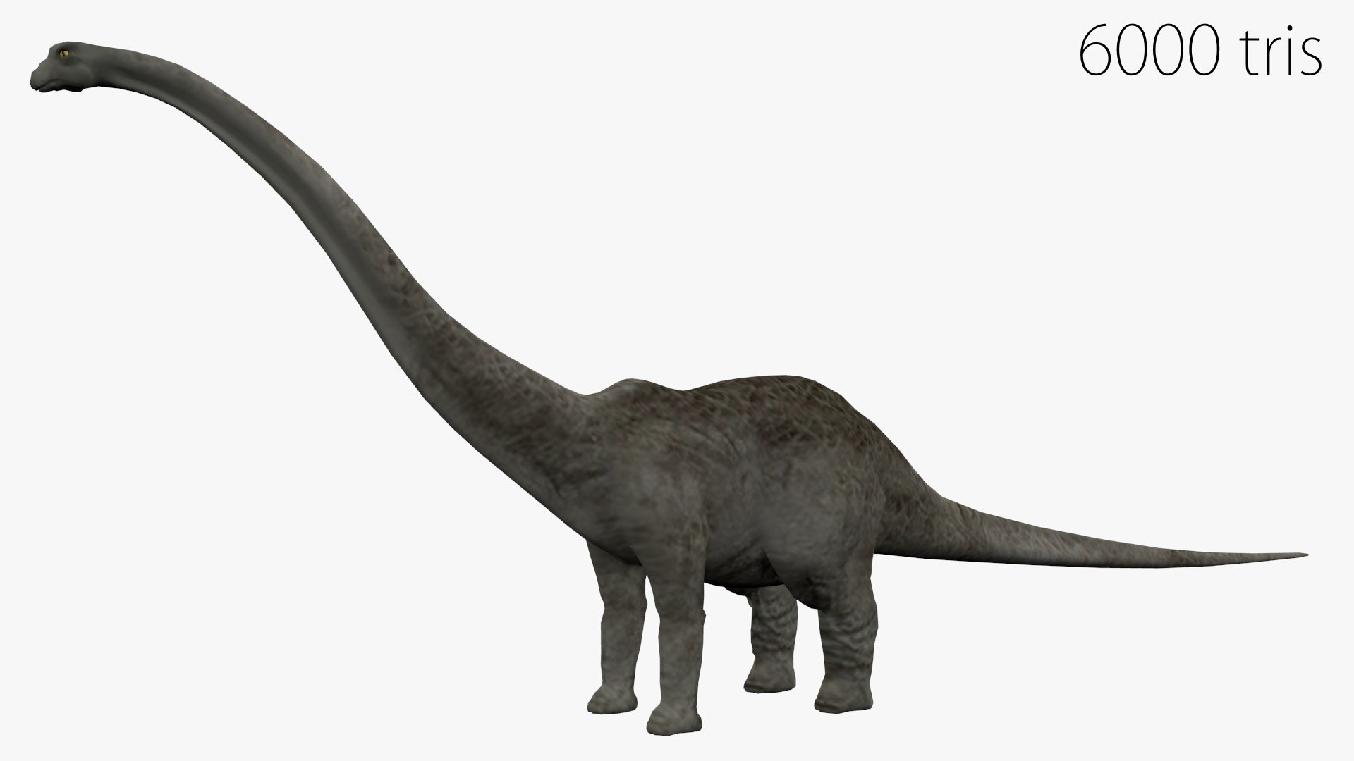 3ds Rigged Diclodocus Lod Levels