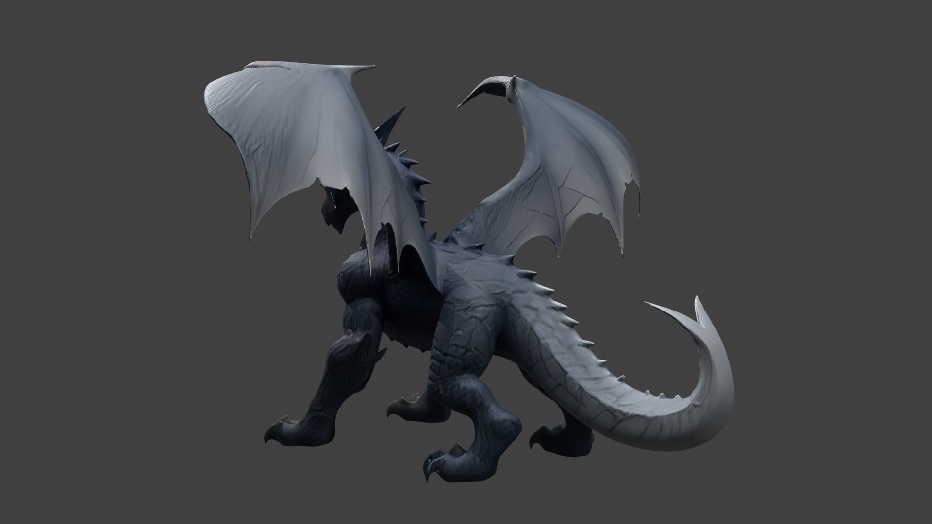 3D Dragon Statue 3D Model Ready For 3D Print - TurboSquid 2410129