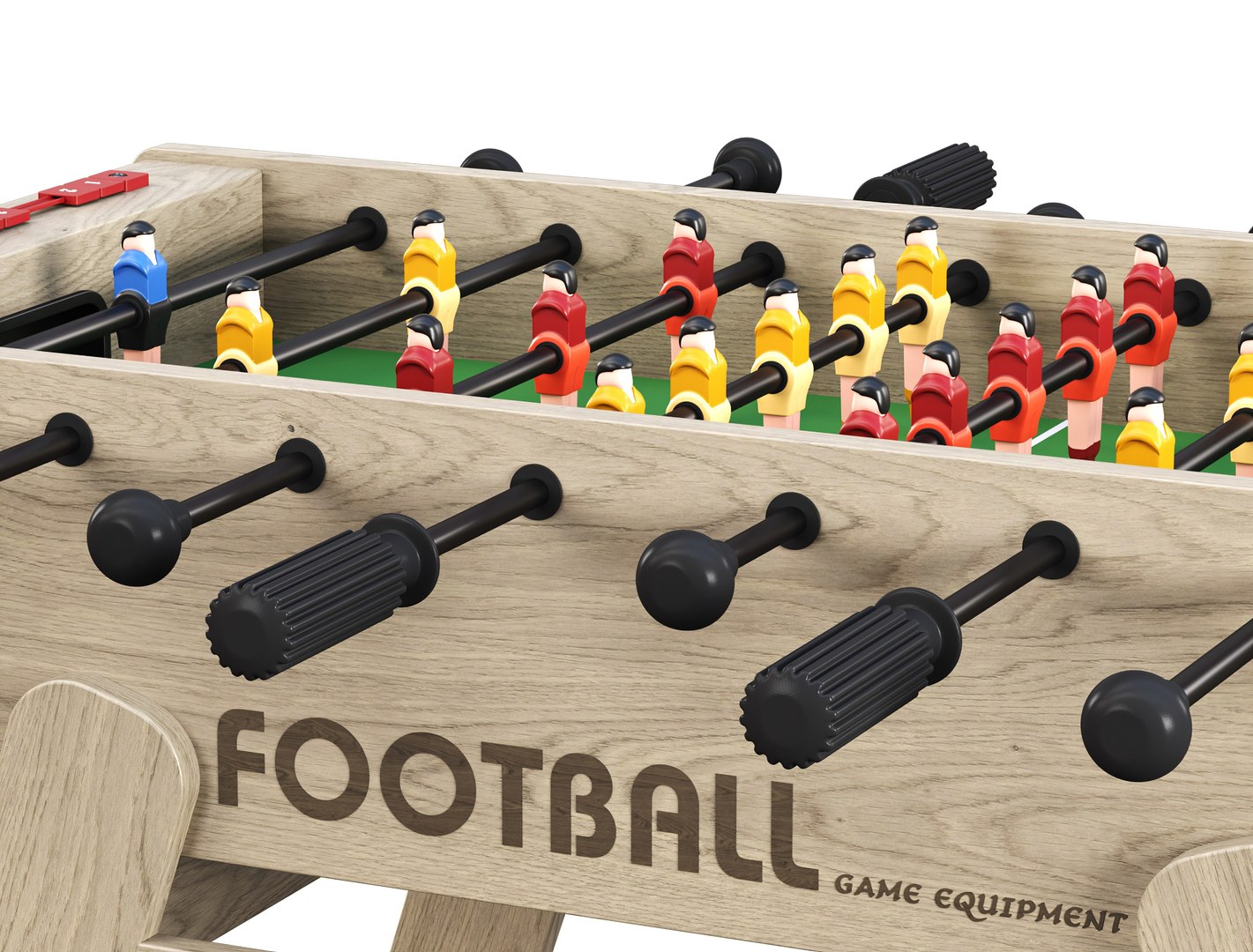Table Football Game FGE-03 3D Model - TurboSquid 2284987