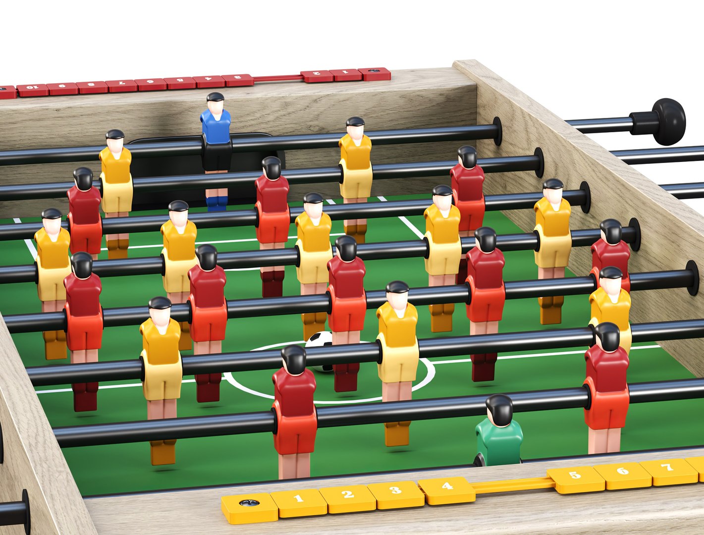 Table Football Game FGE-03 3D Model - TurboSquid 2284987
