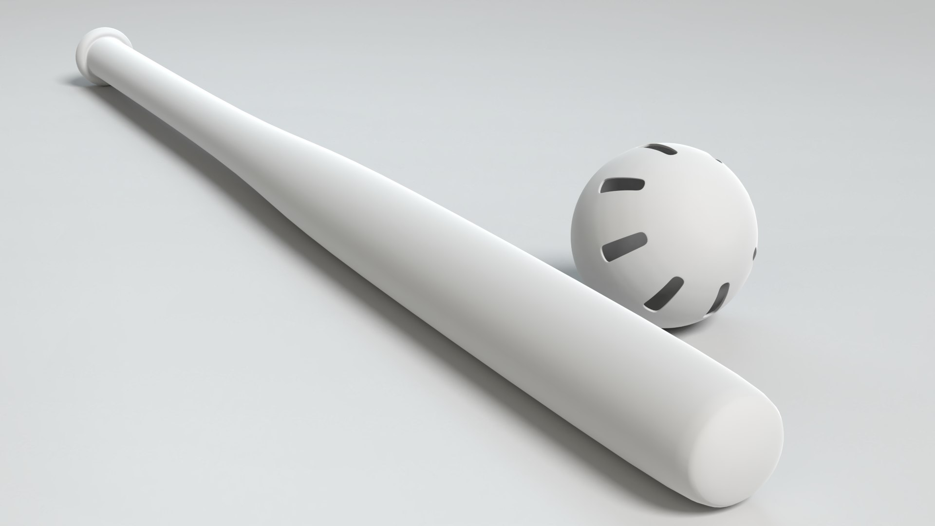 Wiffle Ball Bat 3D Model - TurboSquid 1515461