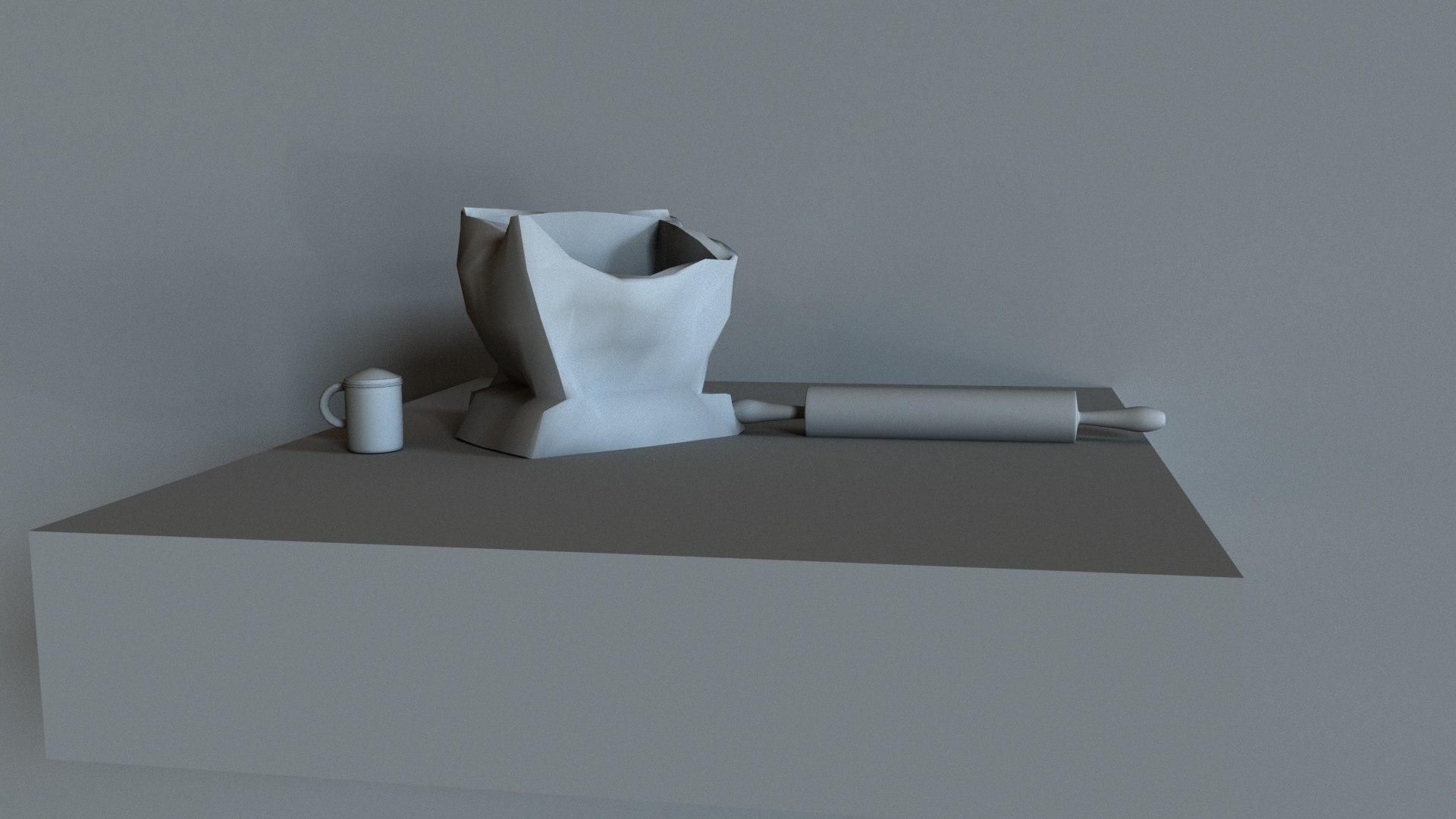 3D Model Sack Of Flour - TurboSquid 2089763