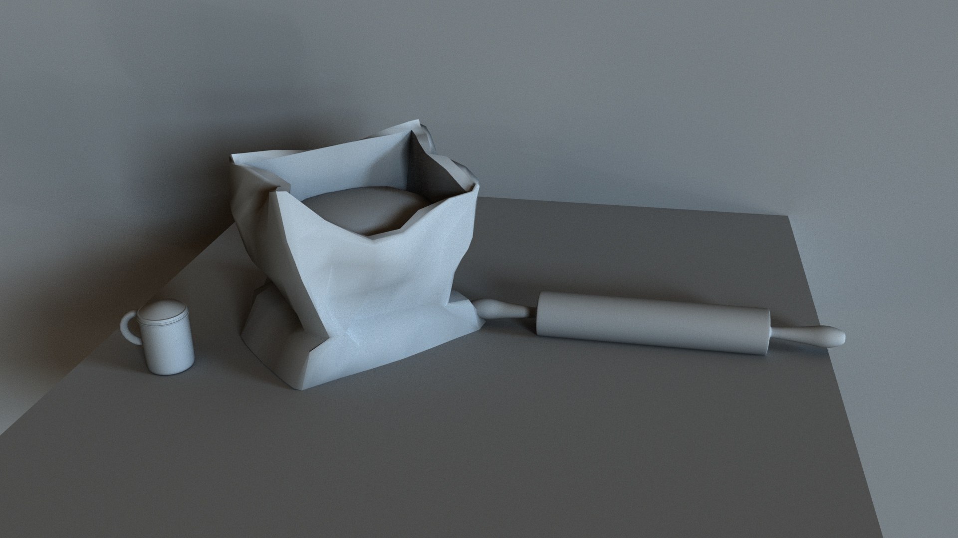 3D Model Sack Of Flour - TurboSquid 2089763