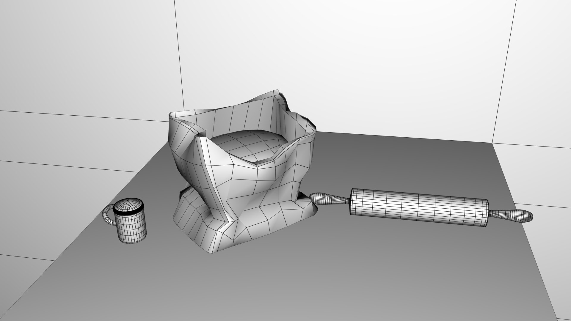 3D Model Sack Of Flour - TurboSquid 2089763