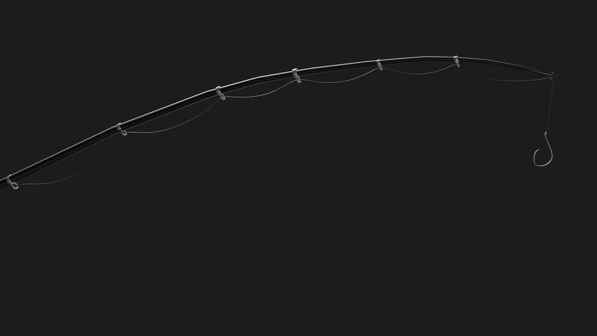 3D Fishing Rod Model - TurboSquid 1777021