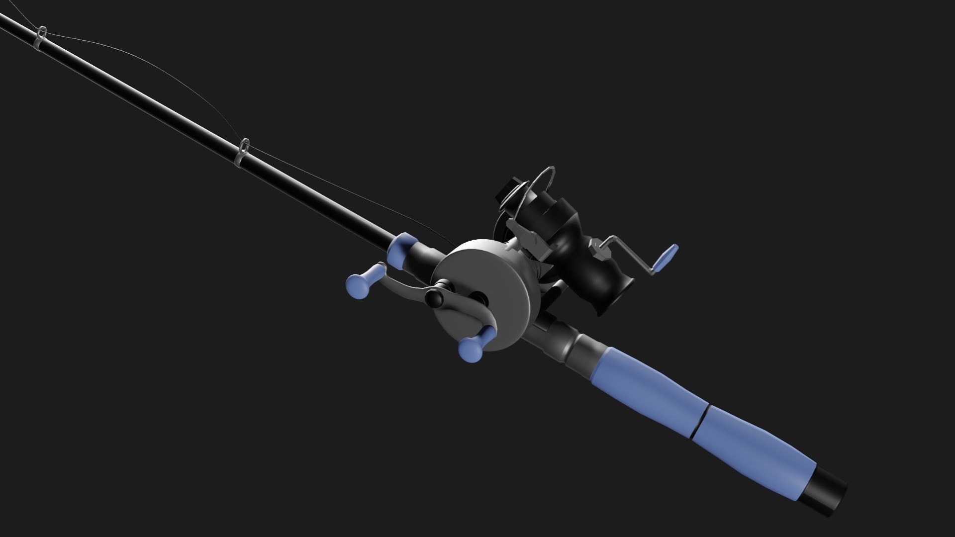 3D Fishing Rod Model - TurboSquid 1777021