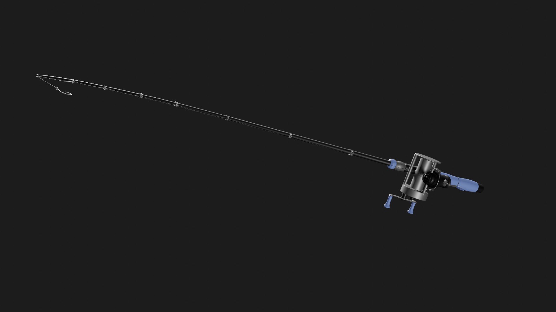 3D Fishing Rod Model - TurboSquid 1777021