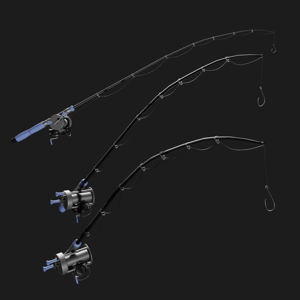 Low Poly Fishing Pole Blender Models for Download | TurboSquid
