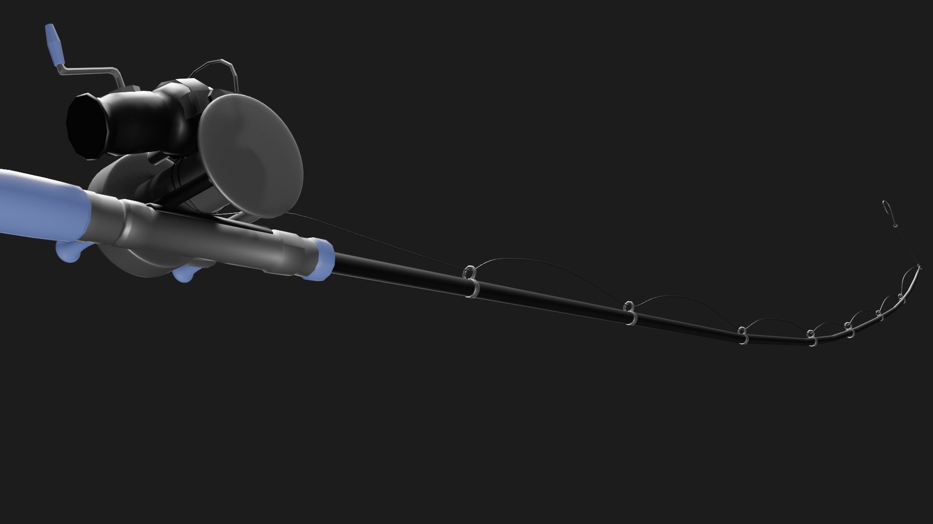 3D Fishing Rod Model - TurboSquid 1777021