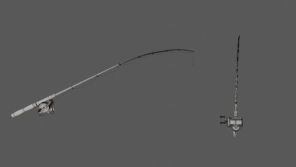 3D fishing rod model - TurboSquid 1777021