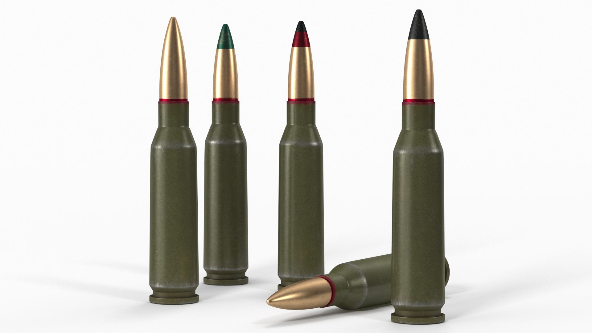 3D Soviet or Russian Cartridge 545x39 - TurboSquid 2182334