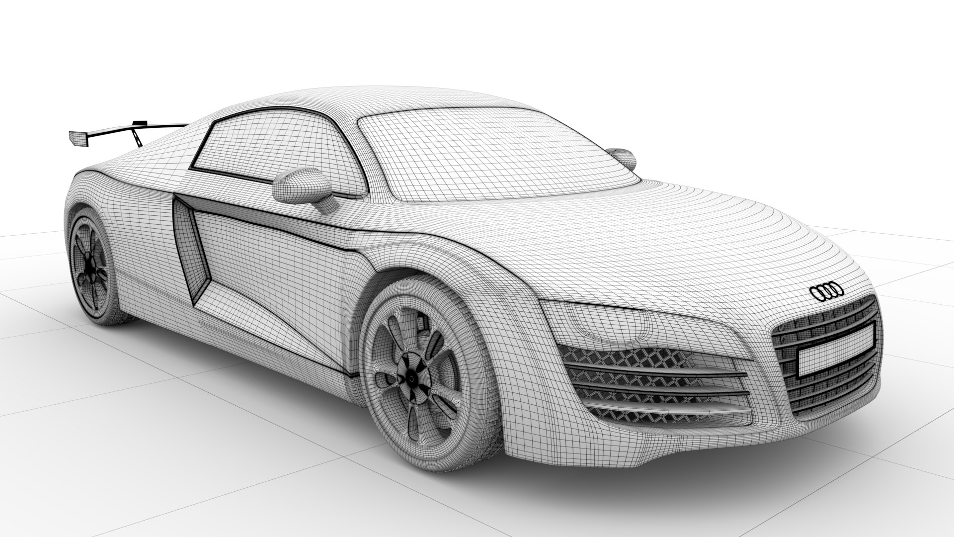 Free 3D AUDI R8 Free 3d Model - TurboSquid 1743650
