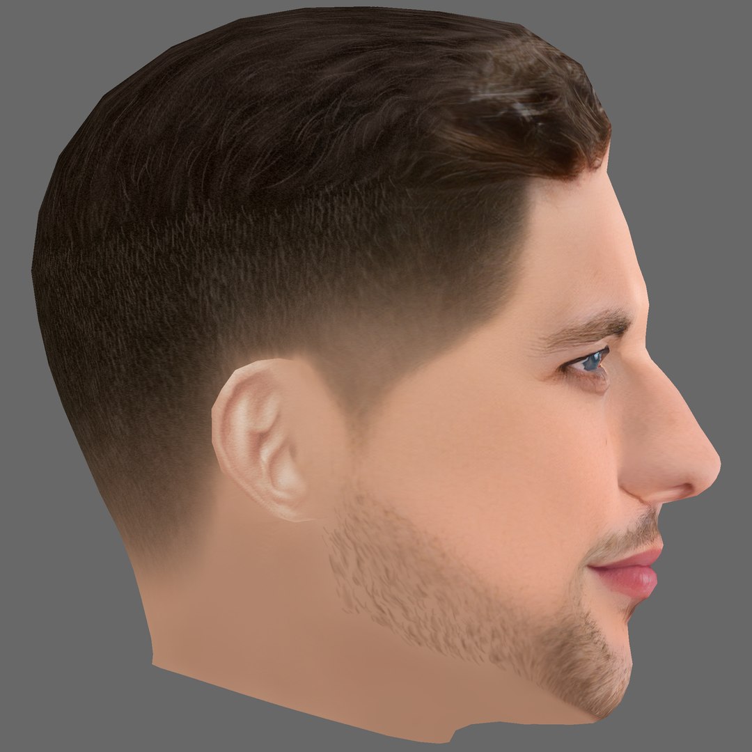 3D Model Ed Skrein Head - Low Poly Head For Game - TurboSquid 2218888