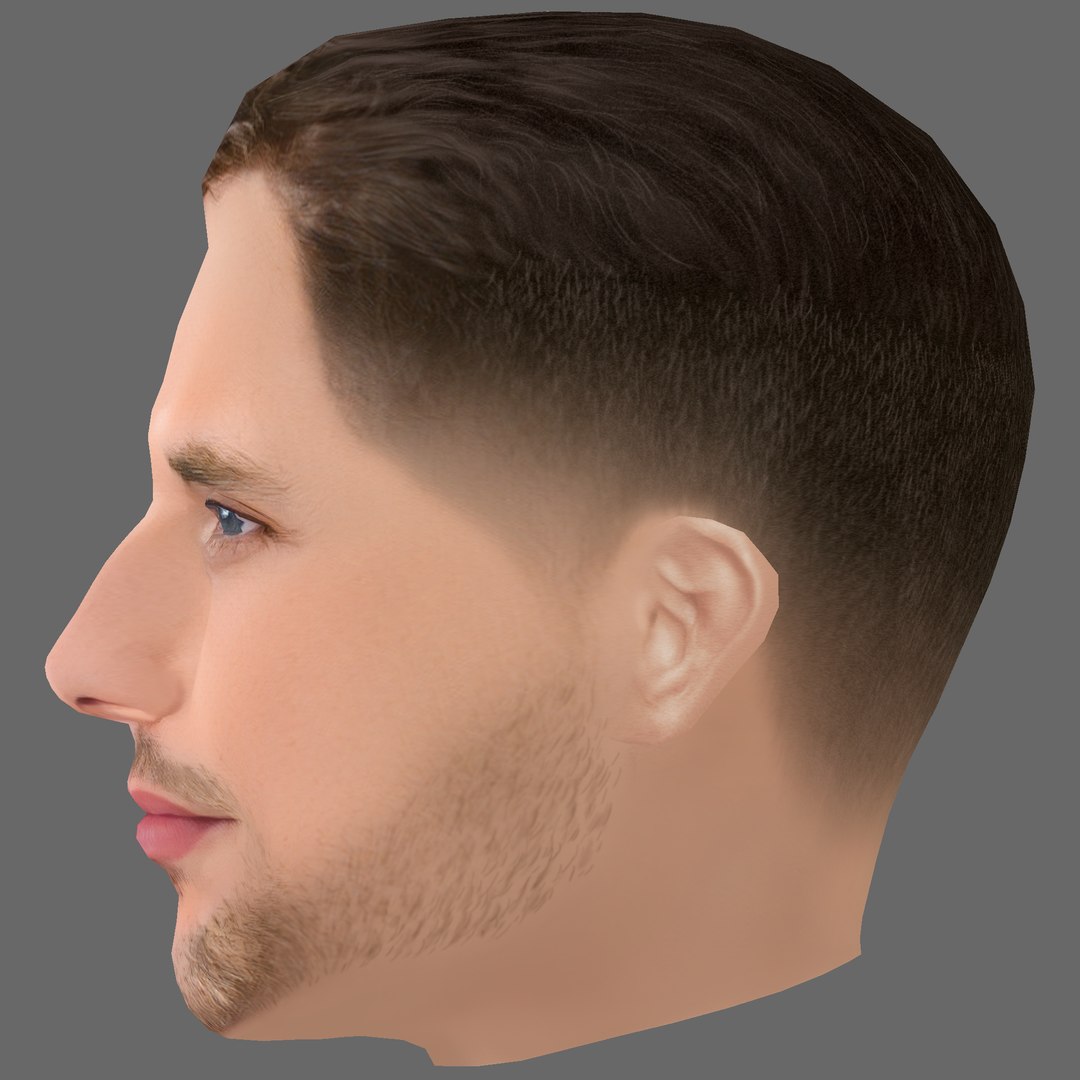 3D Model Ed Skrein Head - Low Poly Head For Game - TurboSquid 2218888