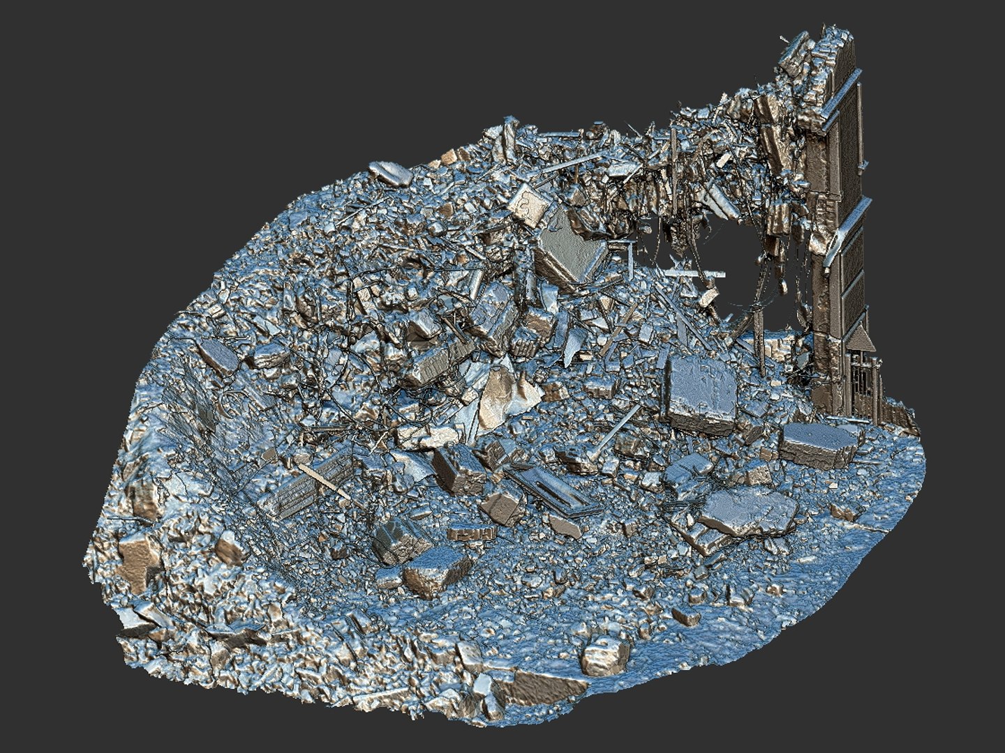 Demolished Building Ultra Hd Model - TurboSquid 1487583