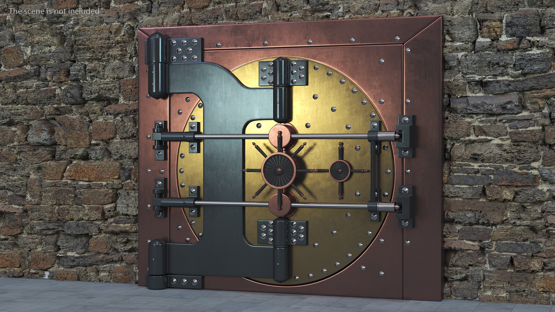Steampunk Bank Vault Door 3D - TurboSquid 2098148