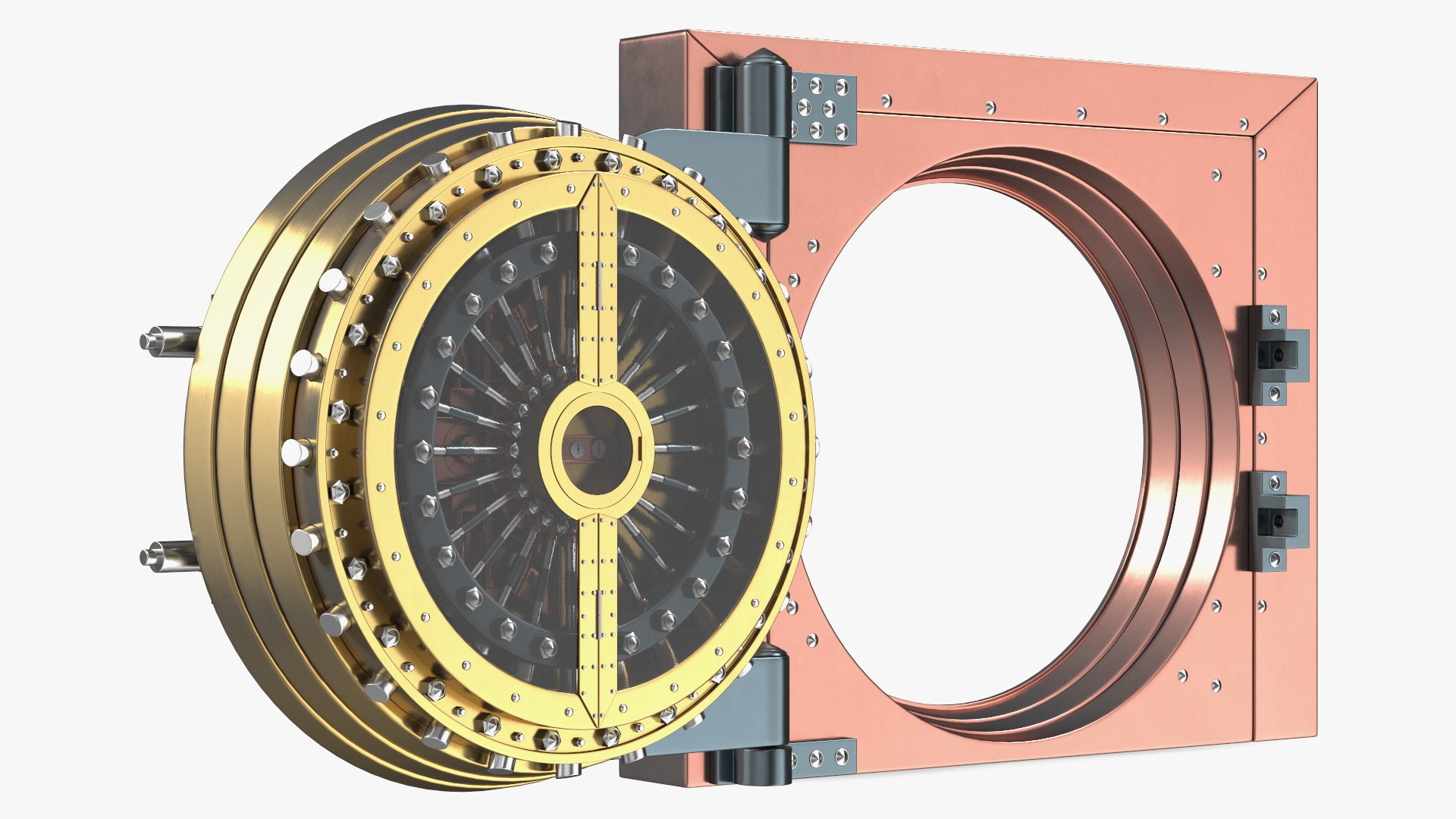 Steampunk Bank Vault Door 3D - TurboSquid 2098148