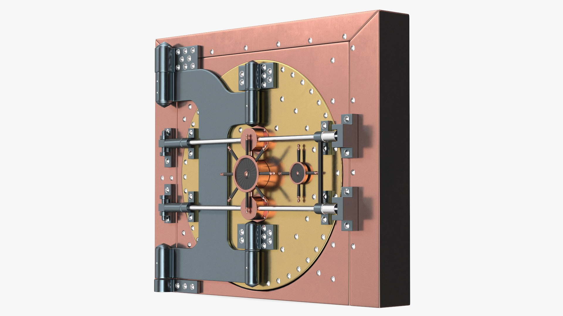 Steampunk Bank Vault Door 3D - TurboSquid 2098148
