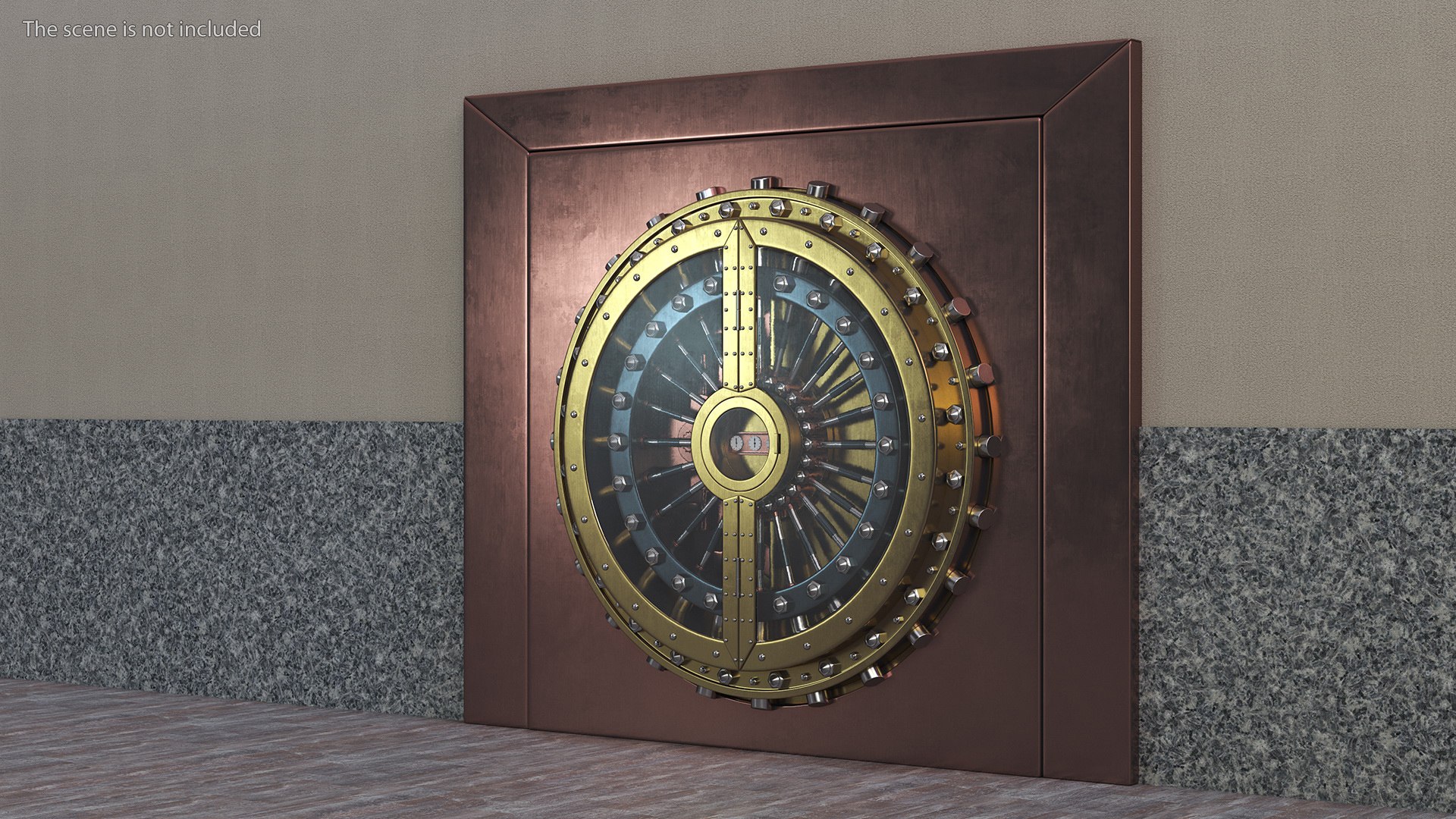 Steampunk Bank Vault Door 3D - TurboSquid 2098148