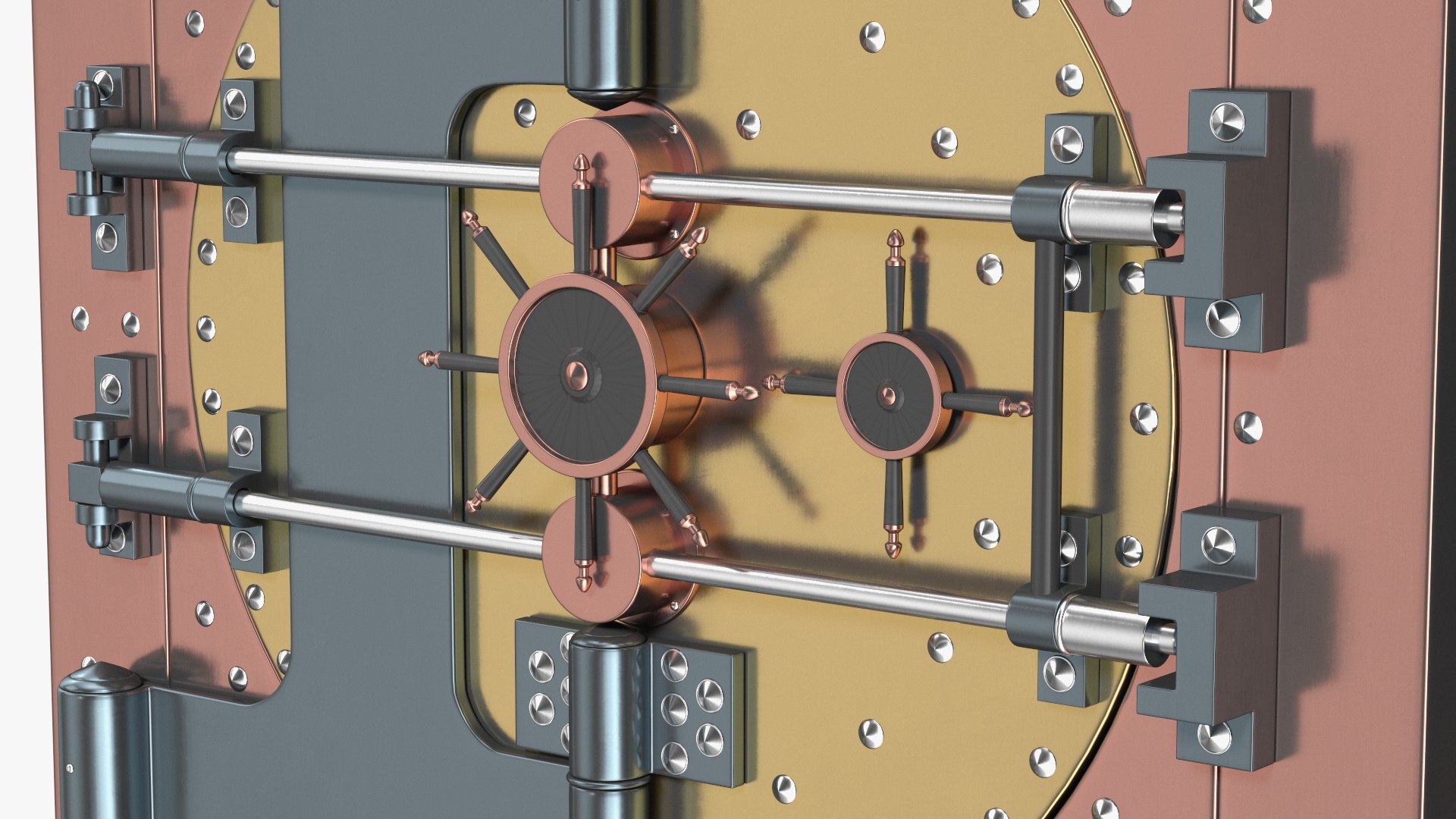 Steampunk Bank Vault Door 3D - TurboSquid 2098148