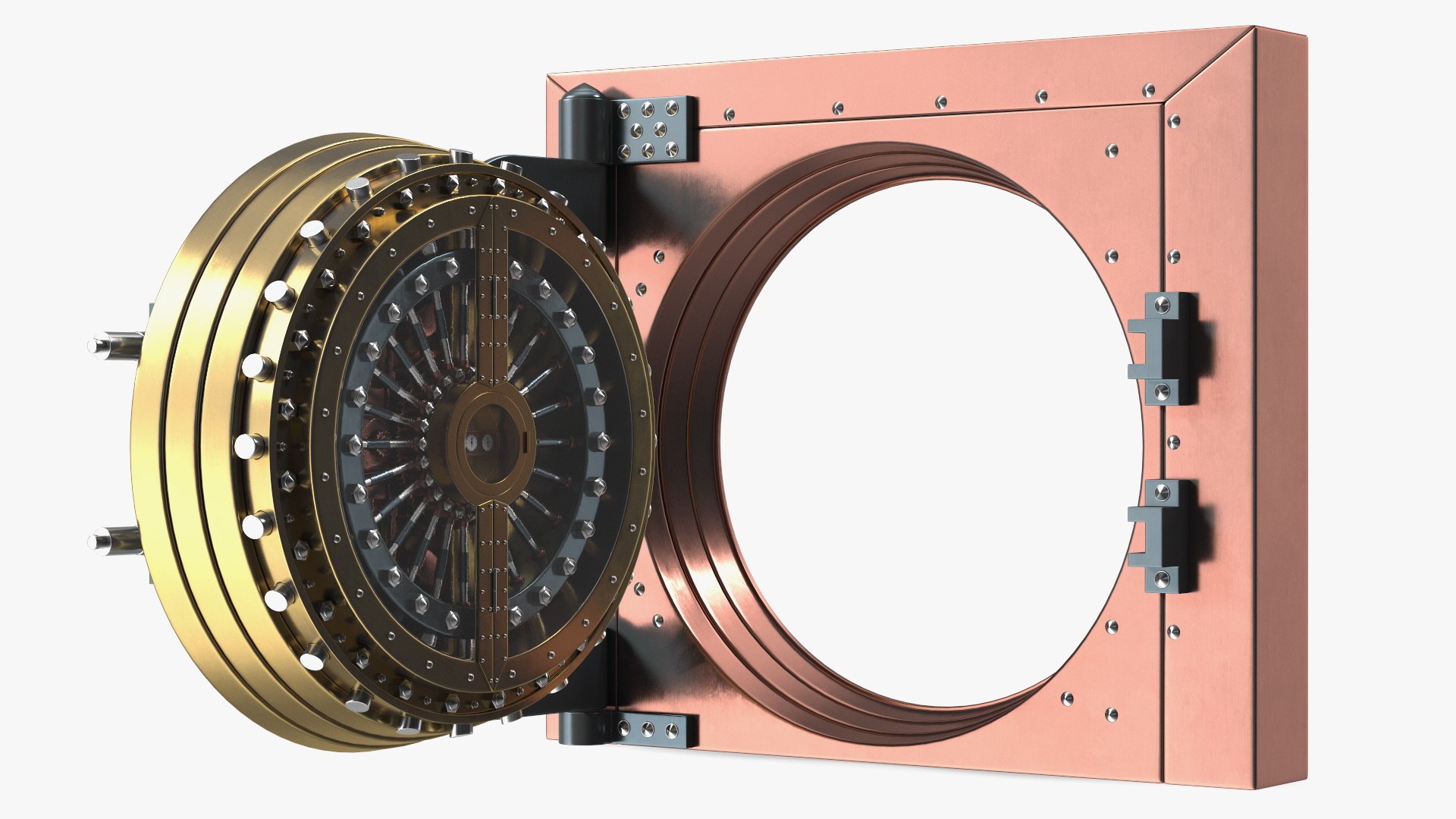 Steampunk Bank Vault Door 3D - TurboSquid 2098148