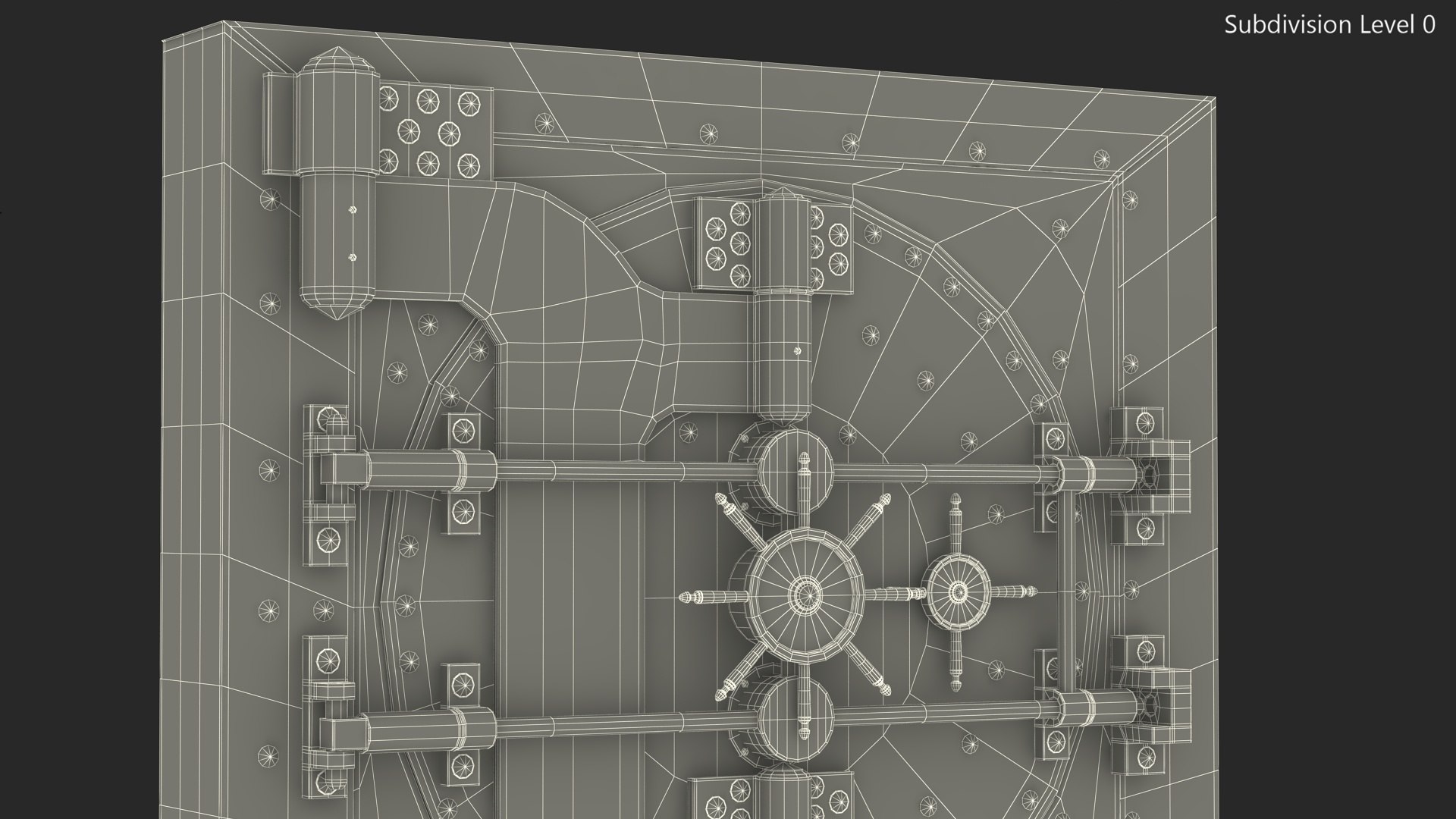 Steampunk Bank Vault Door 3D - TurboSquid 2098148