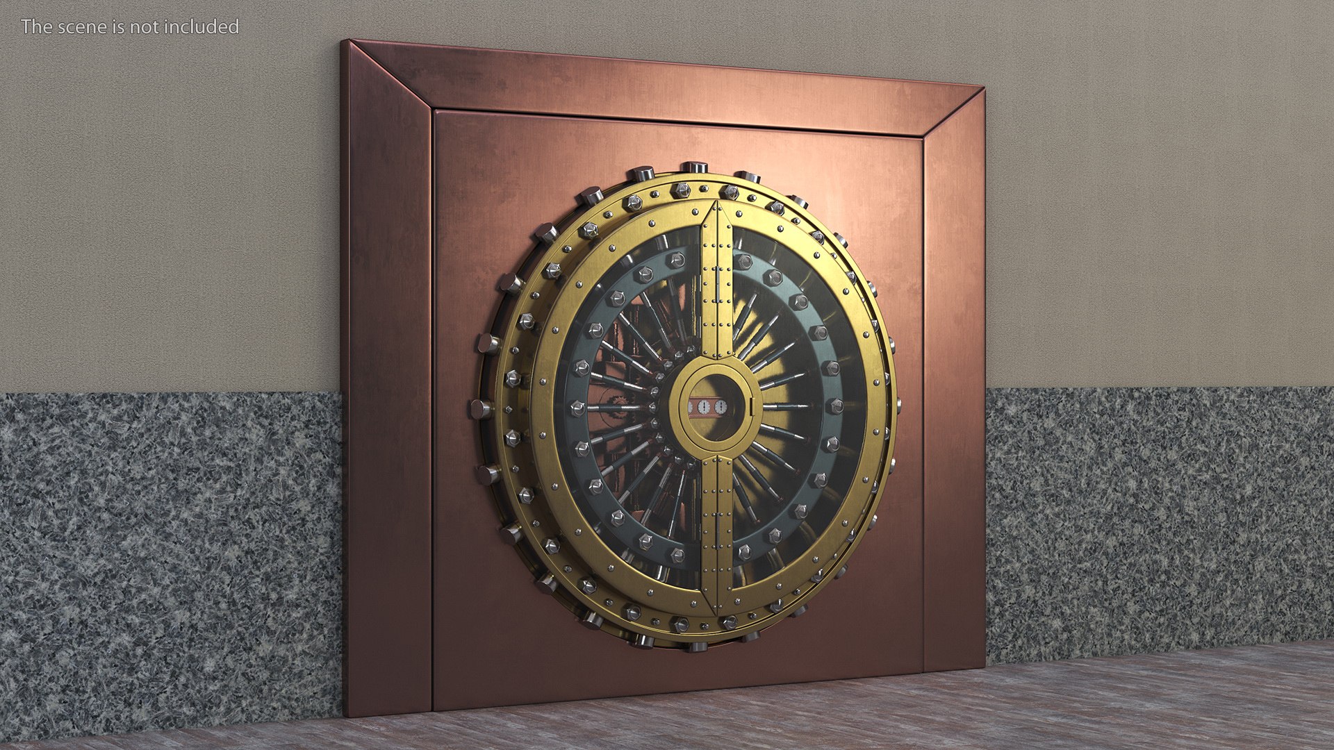 Steampunk Bank Vault Door 3D - TurboSquid 2098148