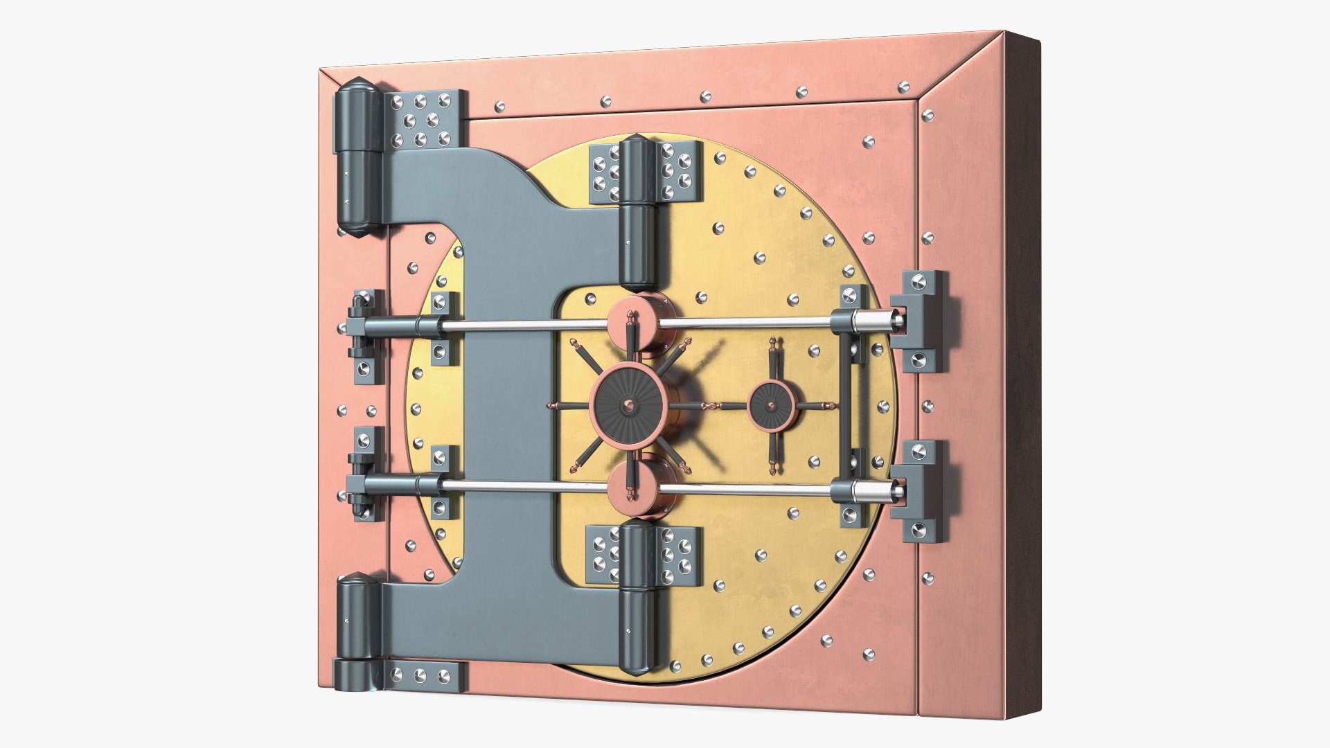 Steampunk Bank Vault Door 3D - TurboSquid 2098148