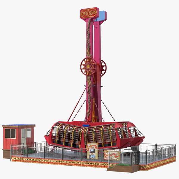 3D model Kamikaze Ranger Ride Attraction OFF - TurboSquid 1767138