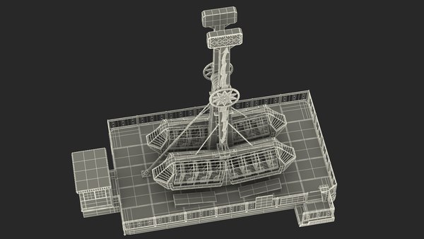 3D model Kamikaze Ranger Ride Attraction OFF - TurboSquid 1767138