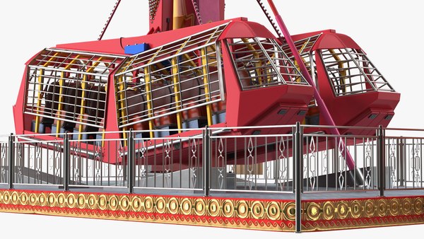 3D model Kamikaze Ranger Ride Attraction OFF - TurboSquid 1767138