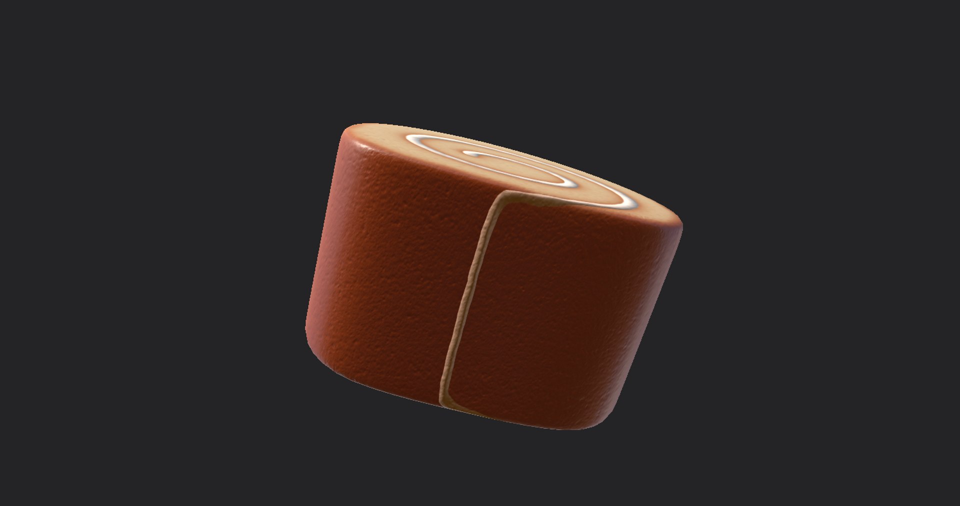 3D Cake Roll Model - TurboSquid 1414492