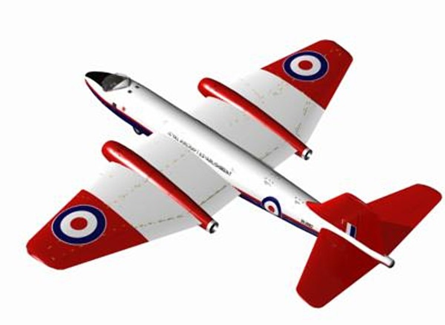 3d Model Of Canberra Bomber T4 Trainer