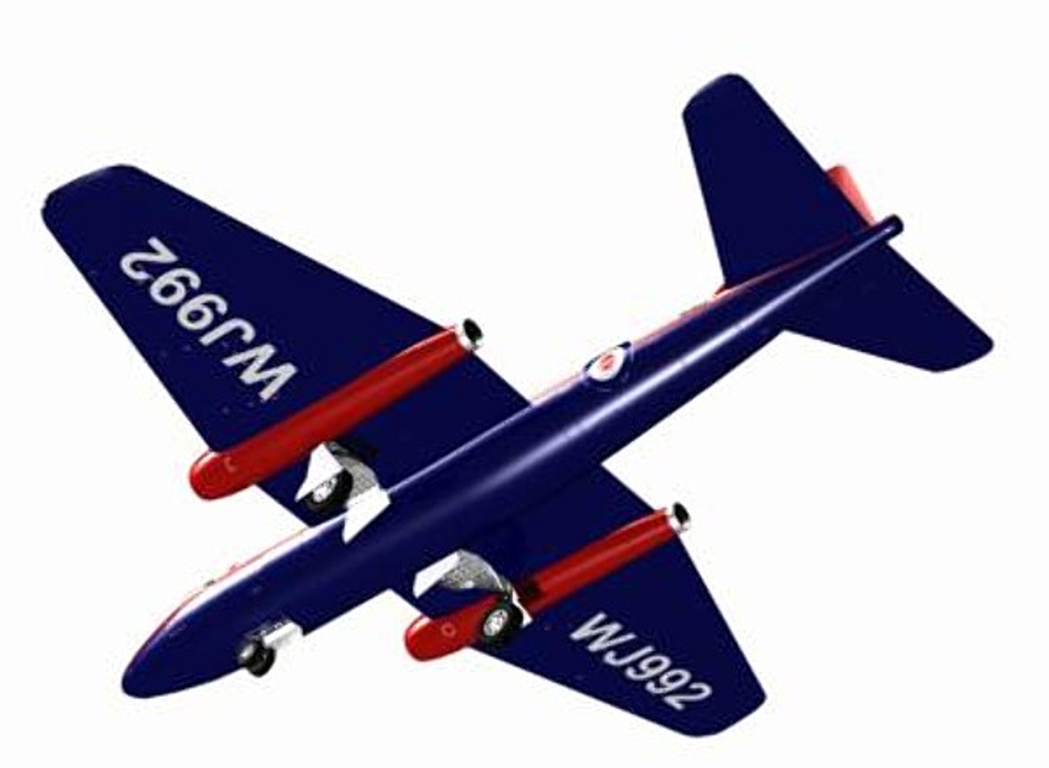 3d Model Of Canberra Bomber T4 Trainer
