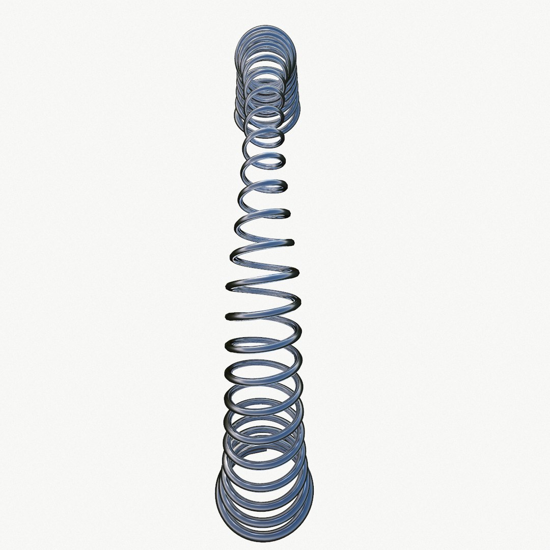 Metal Spiral Spring Model - TurboSquid 1410638
