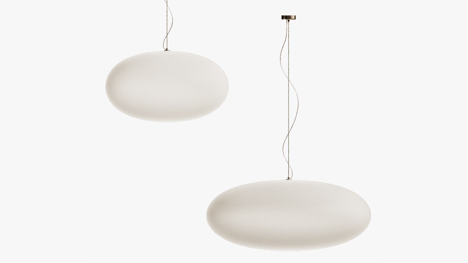 Vibia VOL Blown Glass Pendant Lamp 3D Model - TurboSquid 1960817