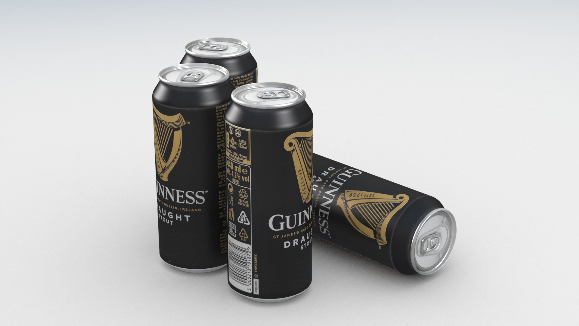 Beer Cans Of The World 9pcs Collection 3D - TurboSquid 1960189