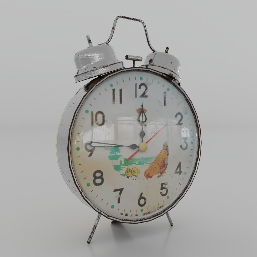 Vintage Clock 3D Model - TurboSquid 2260661
