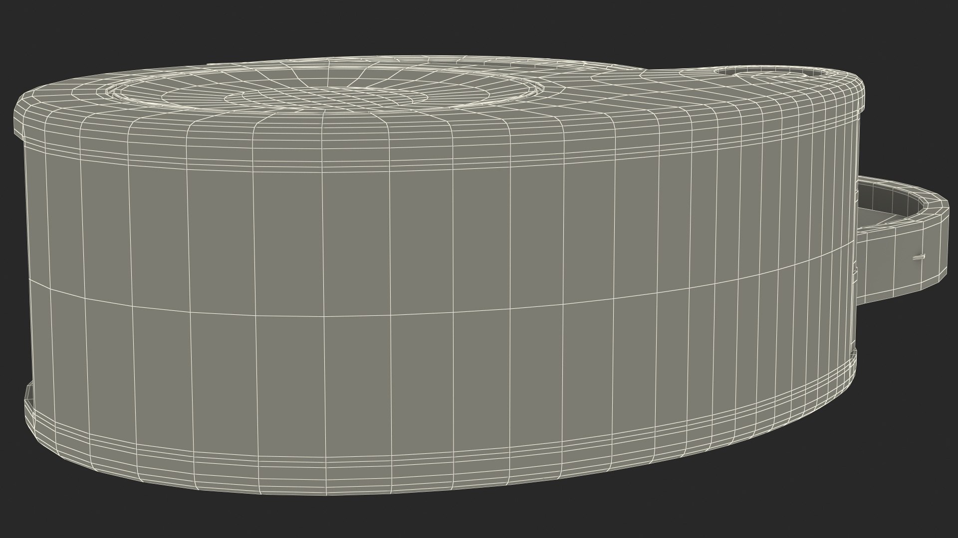 Triple lens folding magnifier model - TurboSquid 1585360