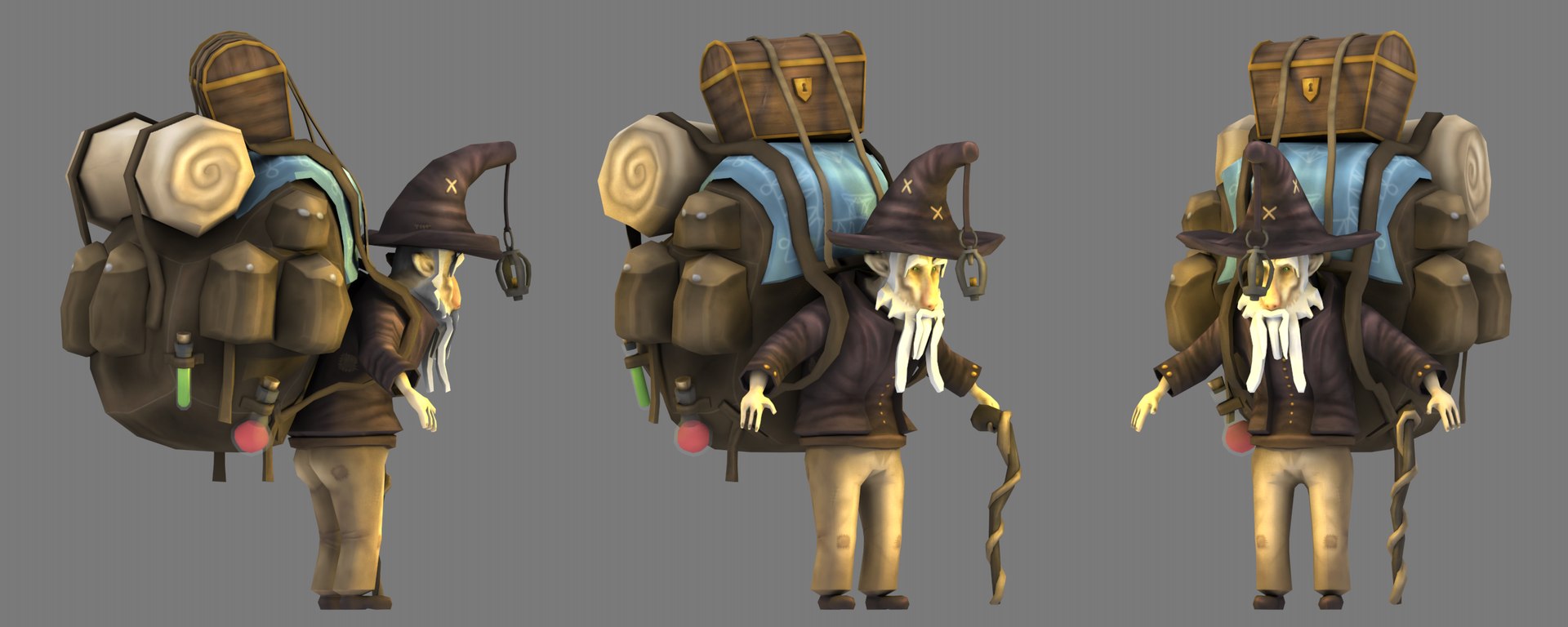 3D Model Old Traveler - TurboSquid 1385895