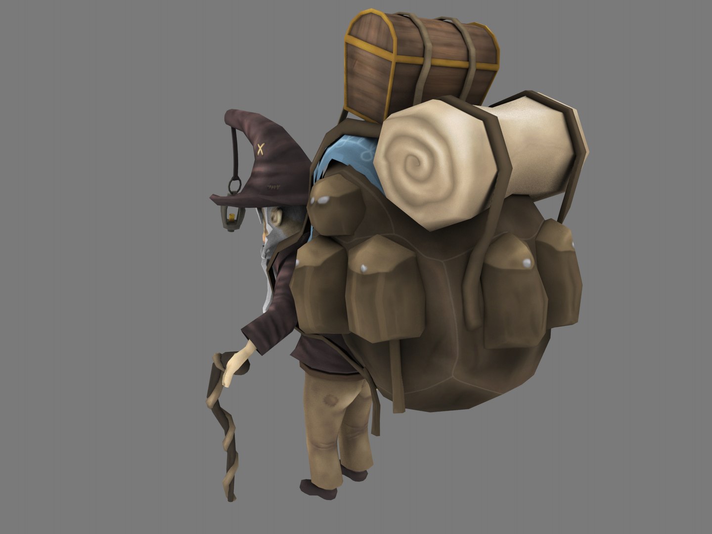 3D Model Old Traveler - TurboSquid 1385895