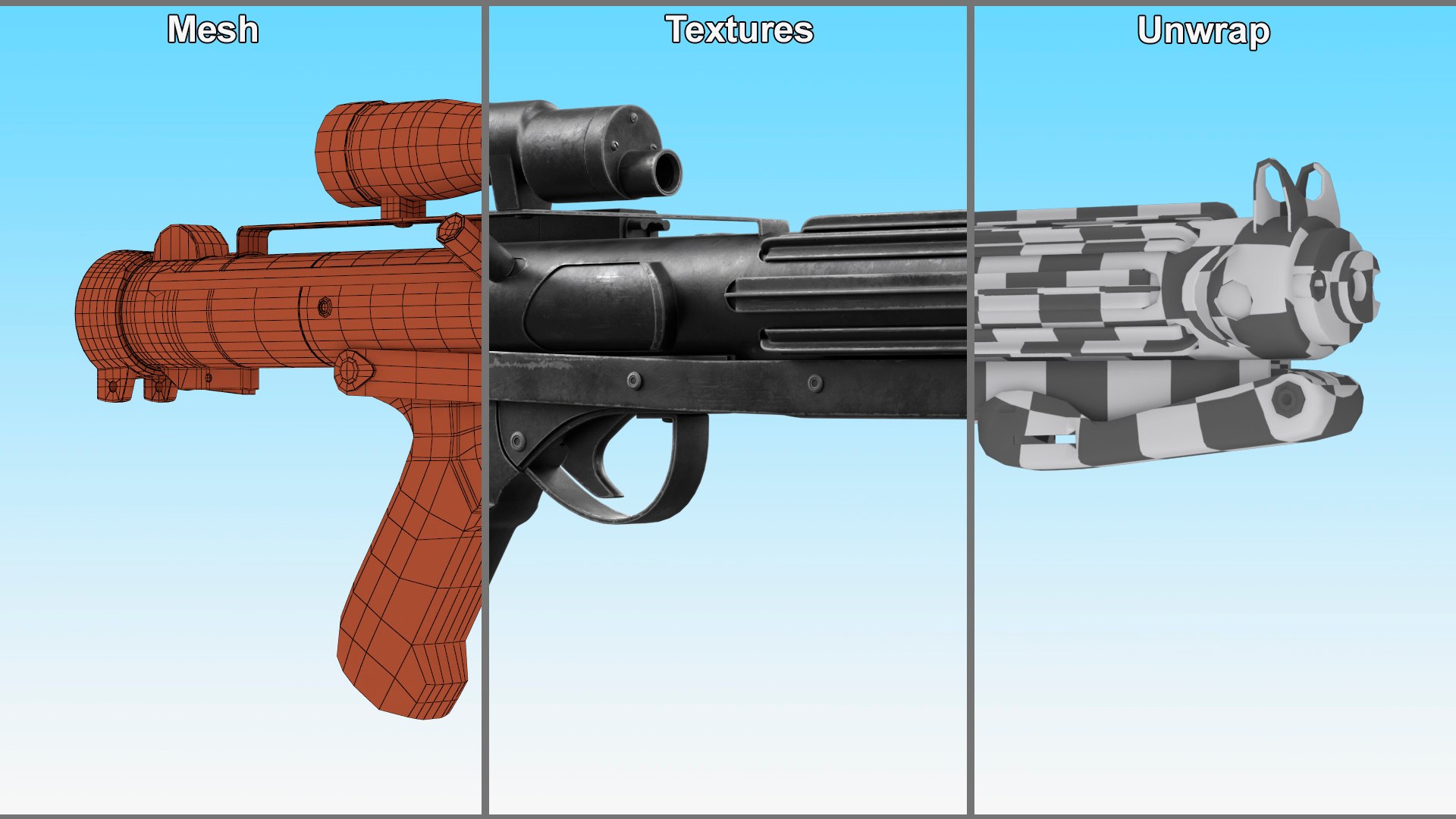 Star Wars Blaster E-11 3D Model - TurboSquid 2425110