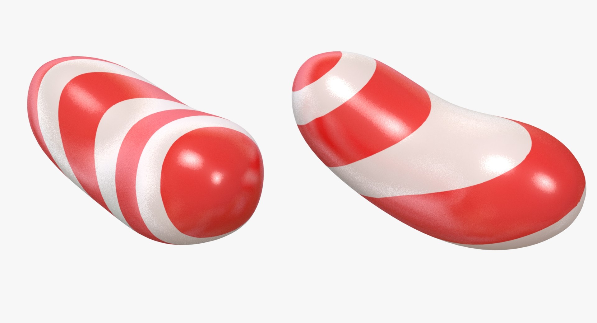 Candy Stripe Red Model | 1147761 | TurboSquid