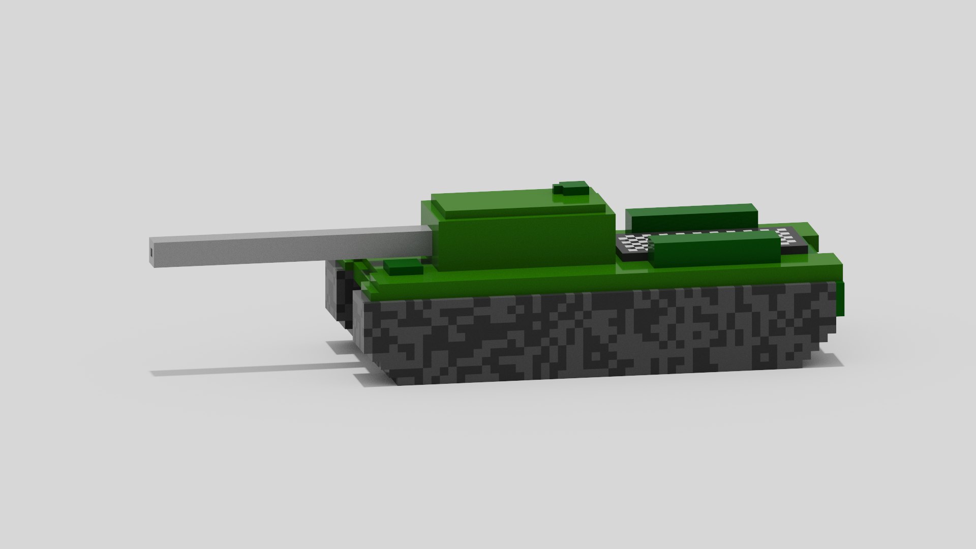 3D Voxel Tank - TurboSquid 2021057
