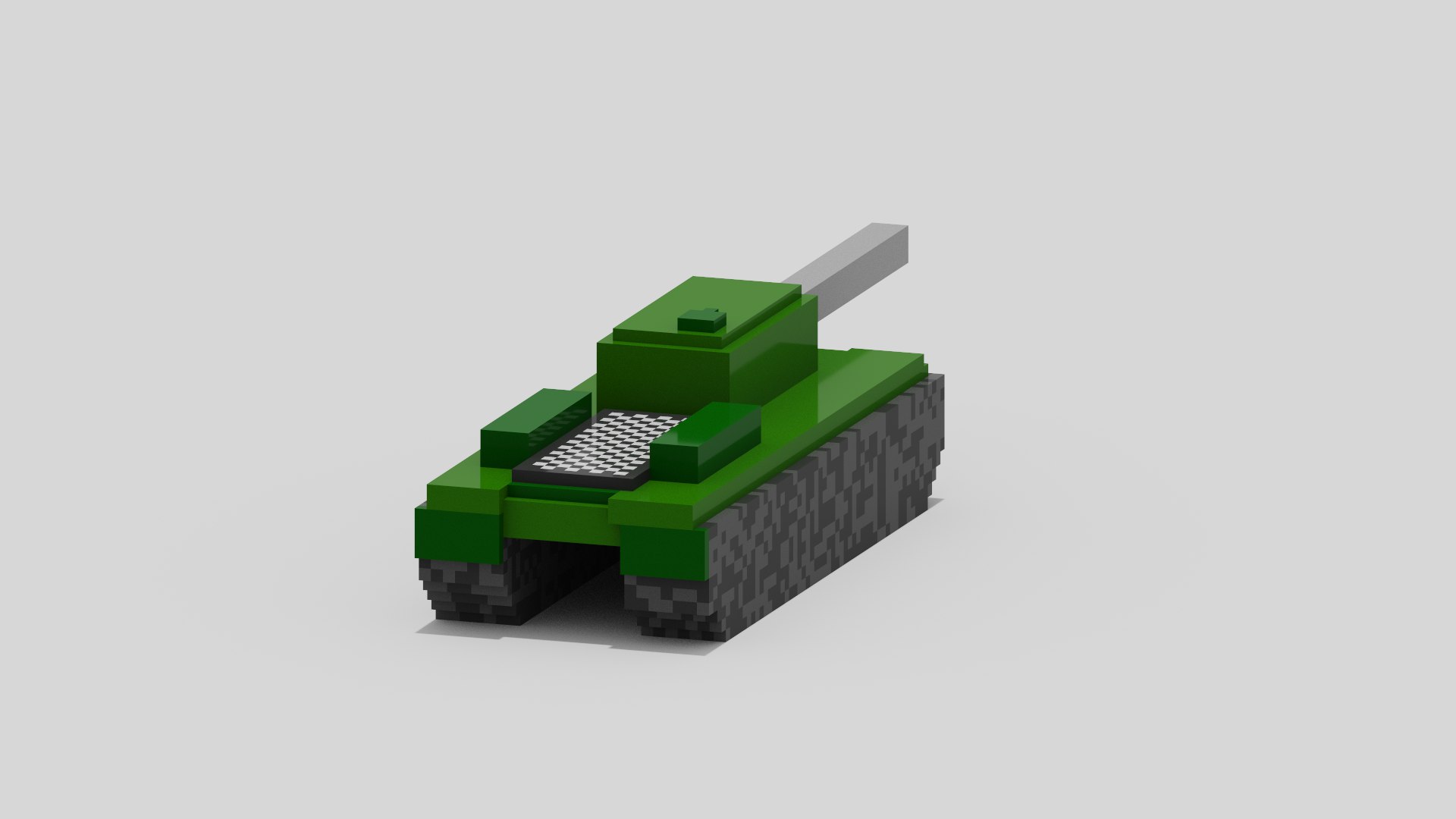 3D Voxel Tank - TurboSquid 2021057