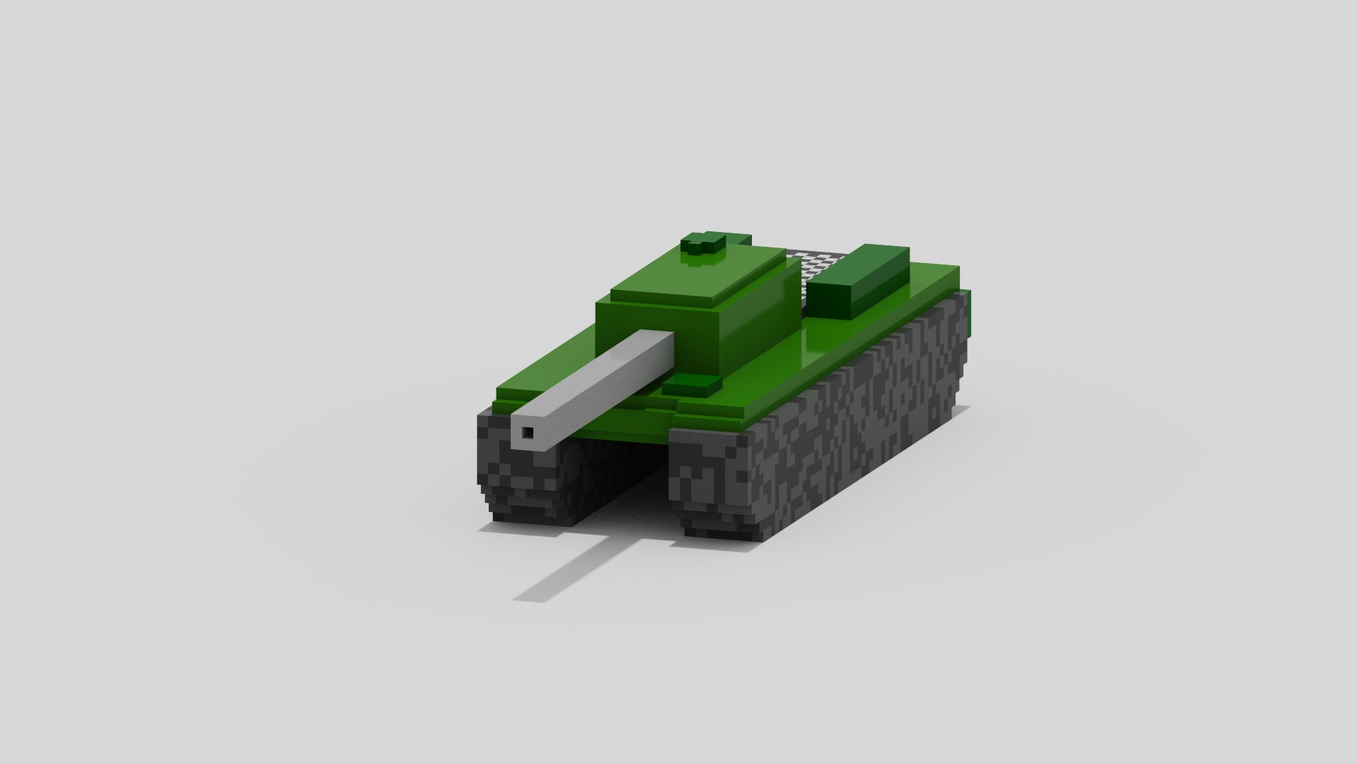 3D Voxel Tank - TurboSquid 2021057